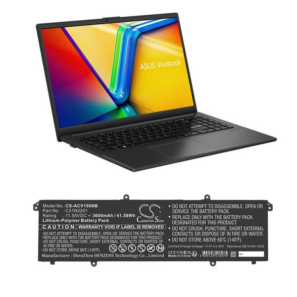 Asus VivoBook S 16 Flip TN3604YA-MC004W Battery