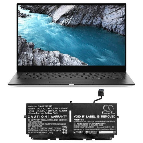 DELL XPS 13 9300 BNX93013 Battery